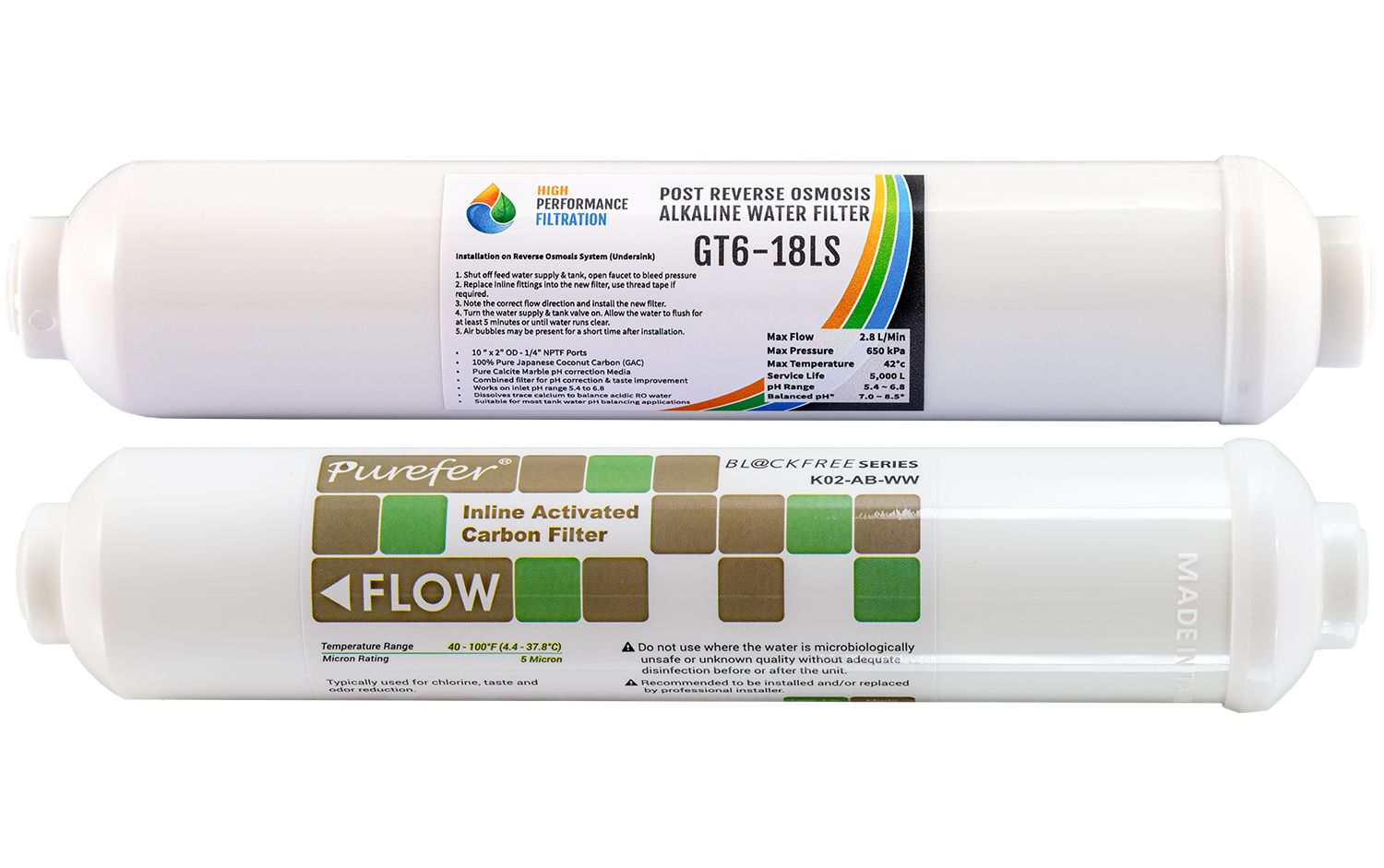 Portable Reverse Osmosis 12 Month Filter Pack Suit 3-stage RO System ...